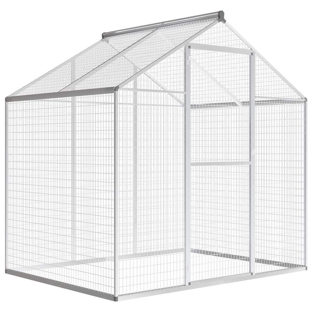 vidaXL Voliera da Giardino in Alluminio 178x122x194 cm | vidaXL.it