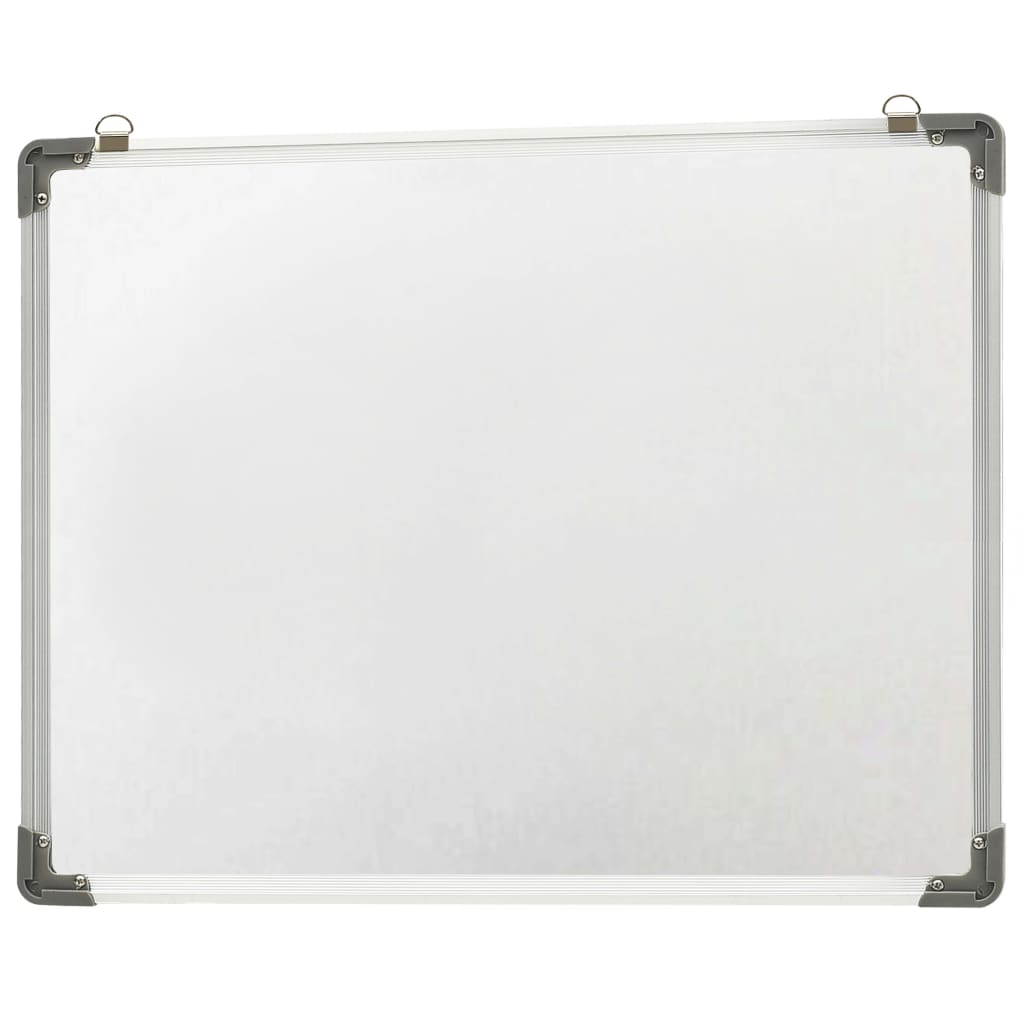 vidaXL Lavagna Magnetica Bianca Cancellabile a Secco 70x50 cm Acciaio ...