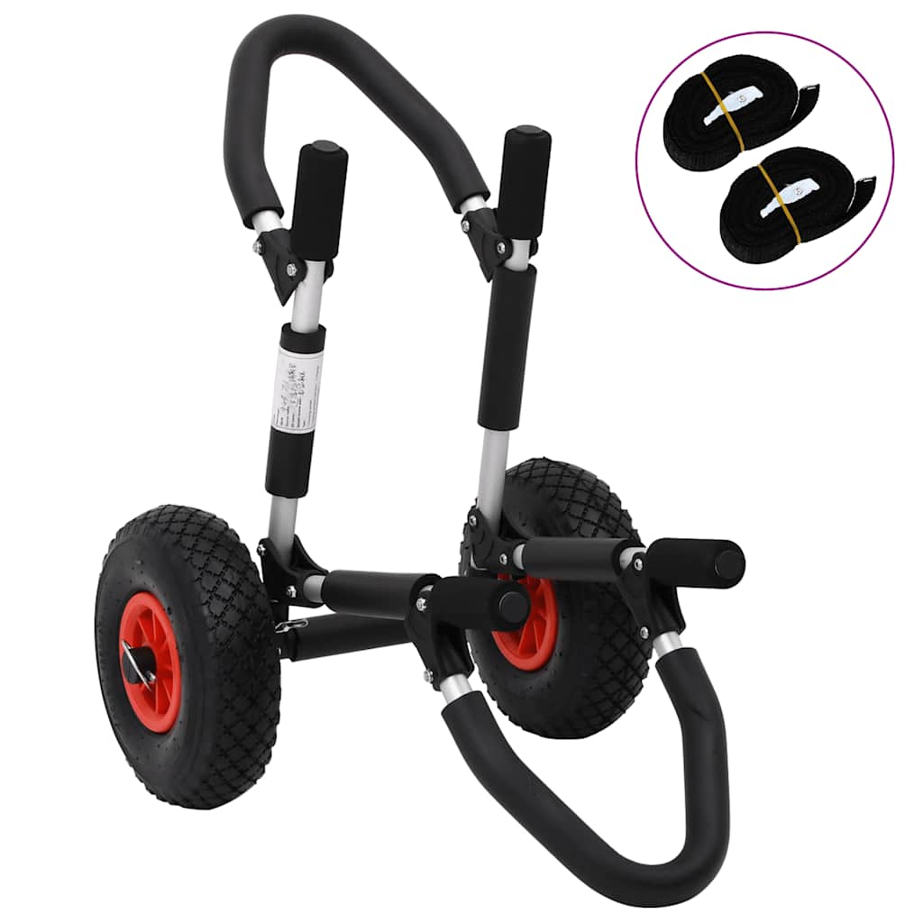 vidaXL Carrello SUP per Tavola da Surf Pieghevole 45 kg in Alluminio ...